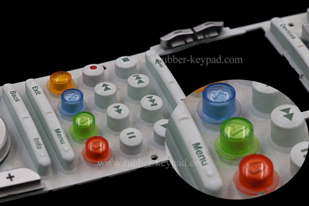 Custom TV Remote Control Silicone Rubber Keypad from China manufacturer ...