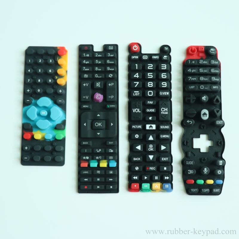 Silk Screen Printing Rubber Silicone Keypad from China manufacturer ...