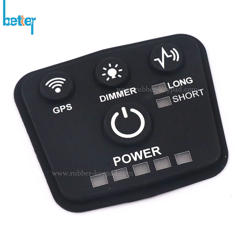Custom Backlit Rubber Button Cover | Illuminated Keypad