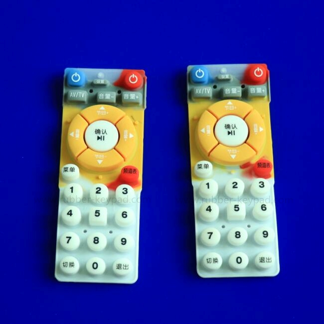 Silk Screen Printing Rubber Silicone Keypad from China manufacturer ...