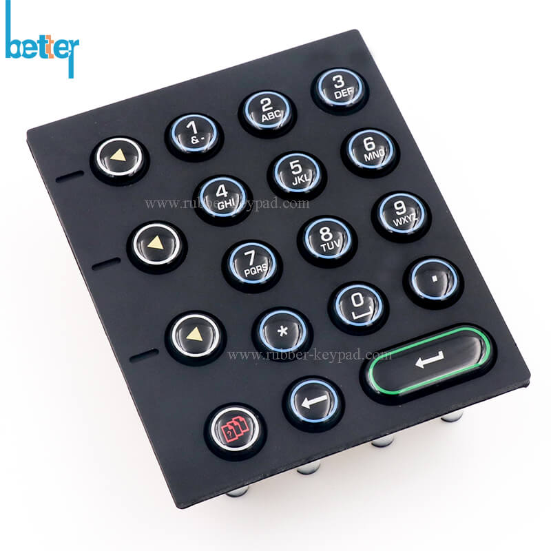 Elastic Silicone Rubber Epoxy Coated Keyboard from China manufacturer ...