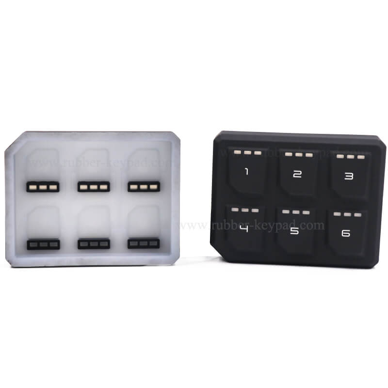 Silicone CAN-bus Keypad | CAN Keypad Cover for Marine Vehicle