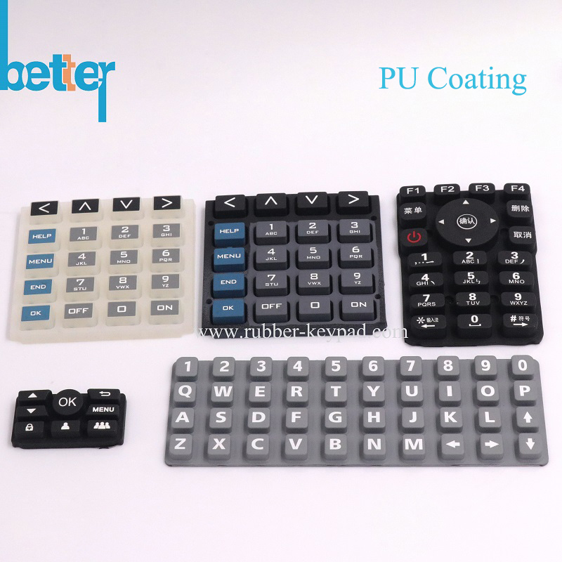 Different Protective Coatings For Silicone Rubber Button Keyboard