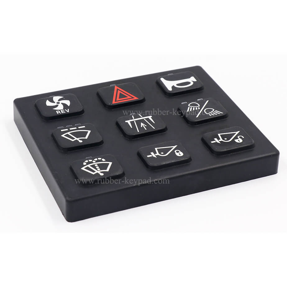 Silicone CAN-bus Keypad | CAN Keypad Cover for Marine Vehicle
