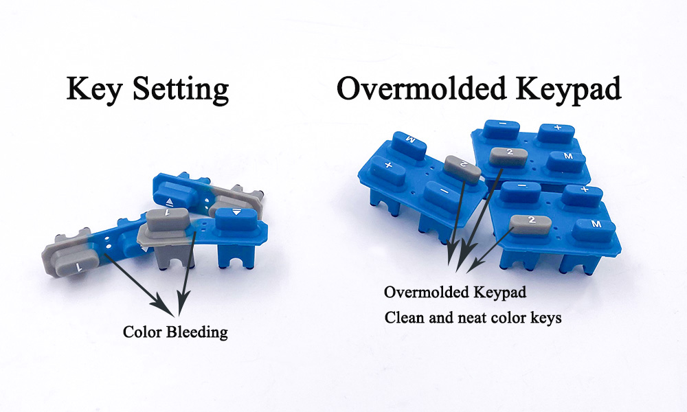 Dual&Double Color Rubber Switch Button
