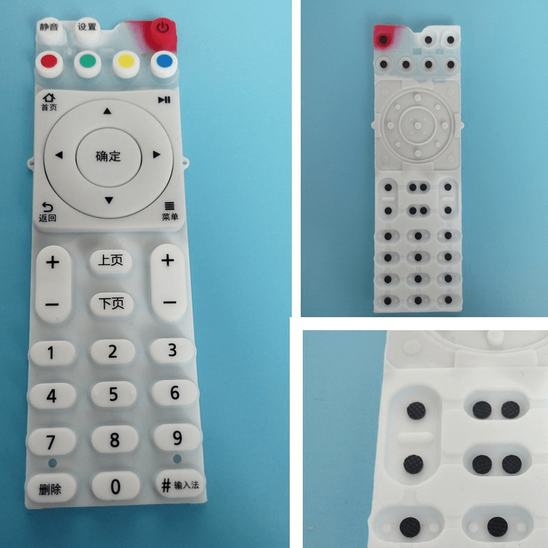 Custom TV Remote Control Silicone Rubber Keypad from China manufacturer ...